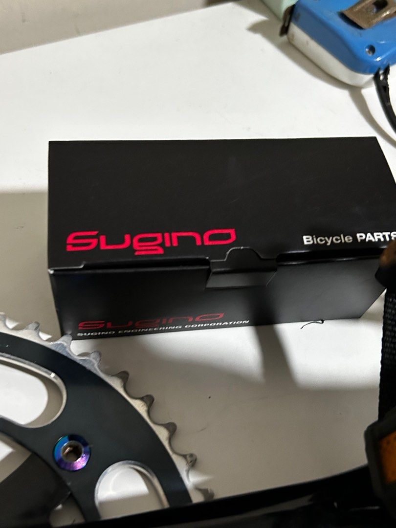 Sugino RD4 Track Crankset for fixie, Sports Equipment, Bicycles & Parts, Parts & Accessories on ...