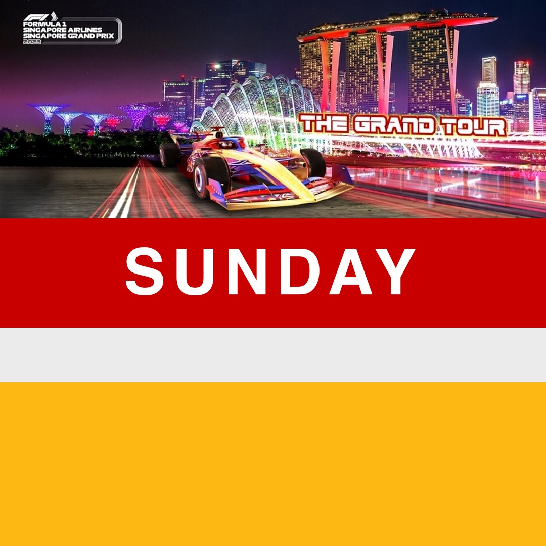 SUNDAY GRANDSTAND - Formula One Singapore Grand Prix F1 Marina Bay ...