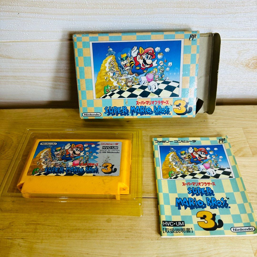 SUPER MARIO 3 - Famicom NES Vintage Video Game Complete - PreOwned ...