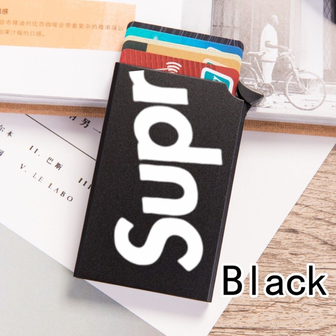 SUPREME Card Holder RFID Metal Case, Men's Fashion, Watches ...