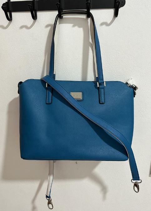 Tas Les Catino - Biru, Fesyen Wanita, Tas & Dompet di Carousell