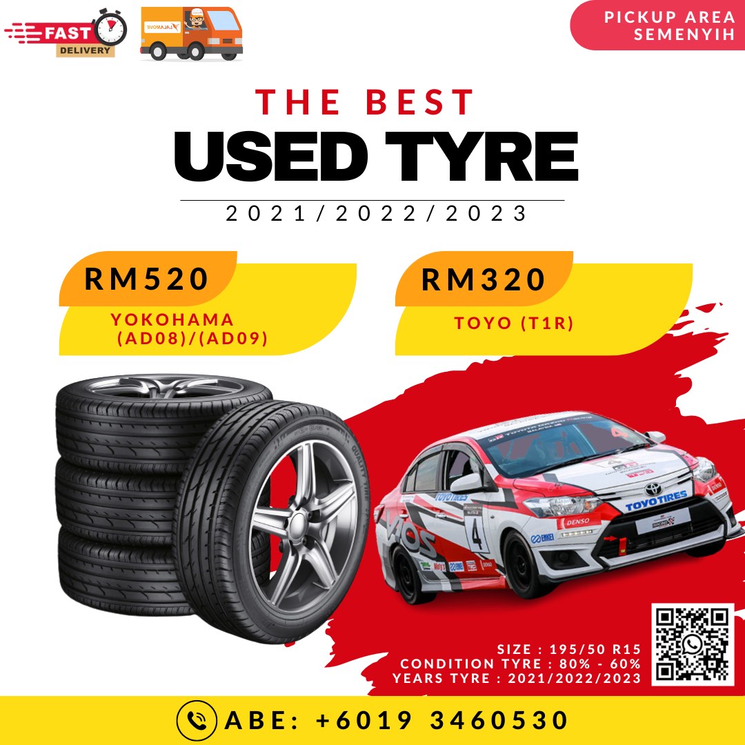 Tayar Terpakai 19550 R15 Auto Accessories On Carousell