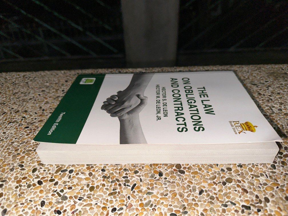 The Law on Obligations and Contracts 2021 by Hector S. De Leon & Hector ...