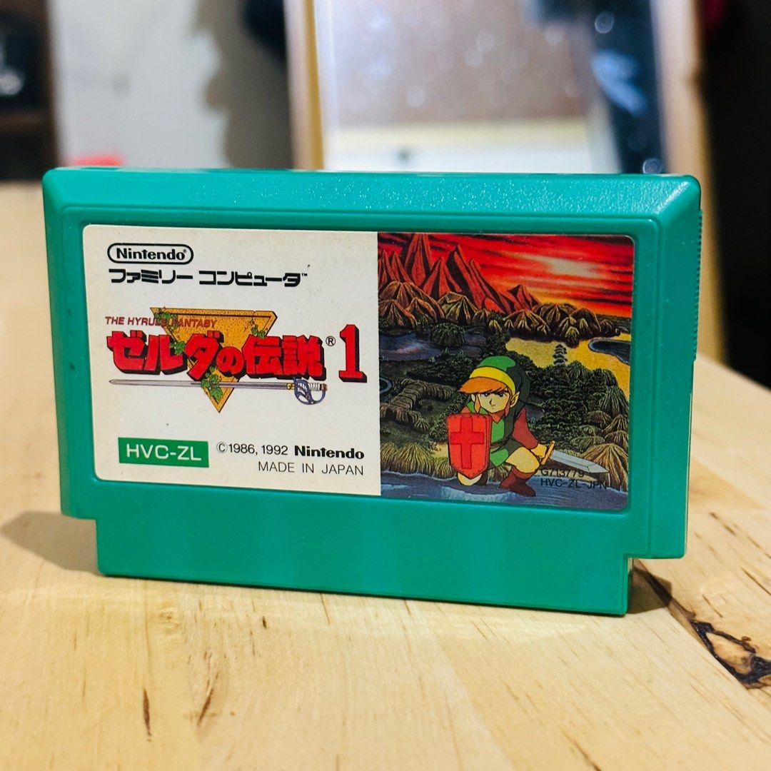 THE LEGEND OF ZELDA 1 - Famicom NES Rare Vintage Video Game - PreOwned ...