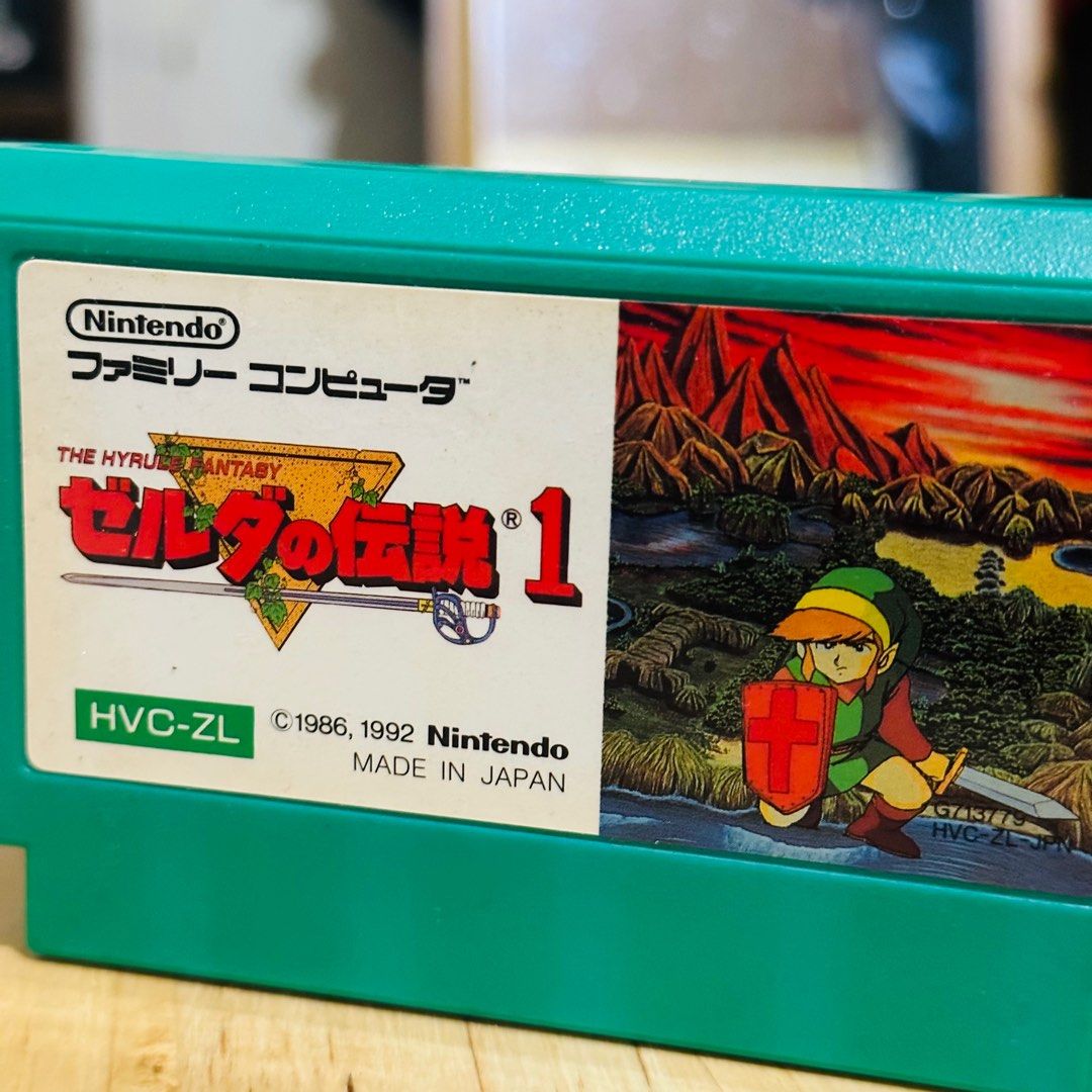 THE LEGEND OF ZELDA 1 - Famicom NES Rare Vintage Video Game - PreOwned ...