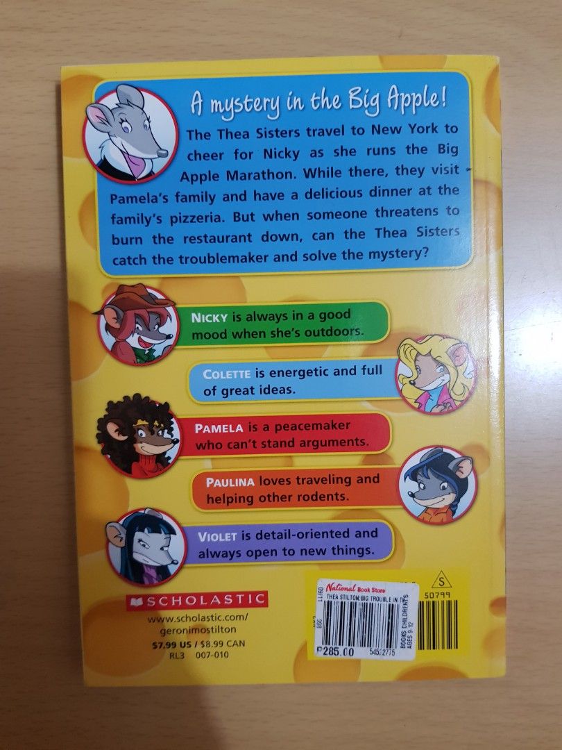 Thea Stilton #8: Big Trouble in the Big Apple, Hobbies & Toys, Books ...