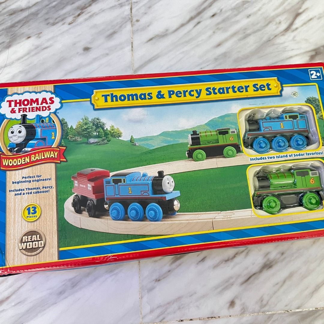 Thomas and Friends Wooden Railway - Thomas and Percy Starter Set ...