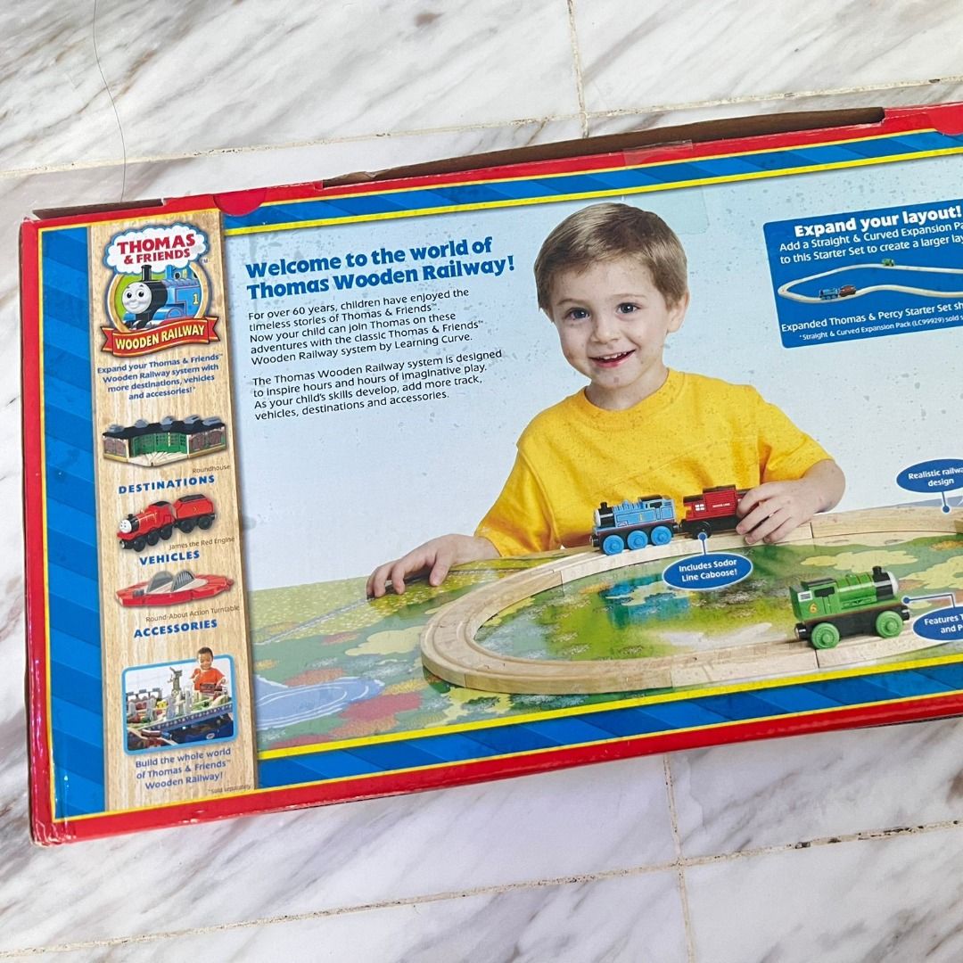Thomas and Friends Wooden Railway - Thomas and Percy Starter Set ...