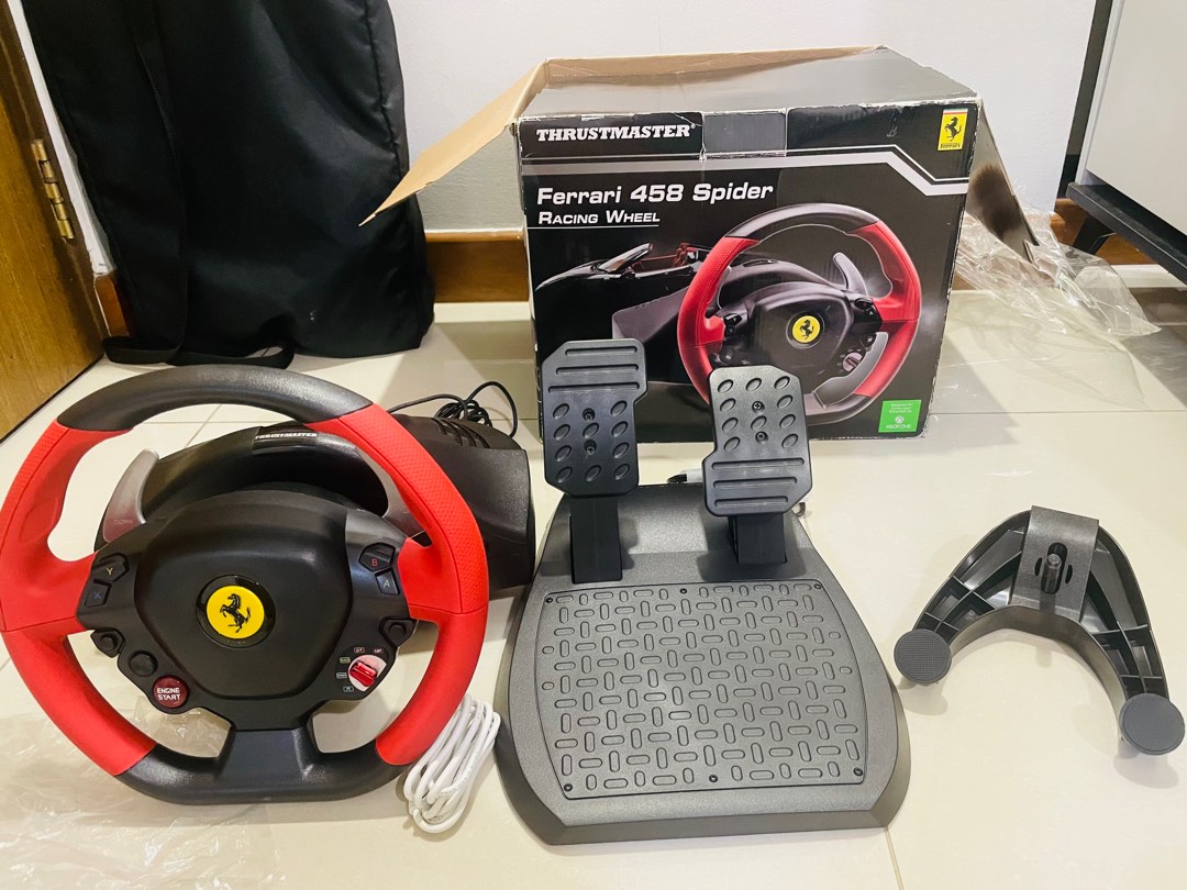 Thrustmaster 458 Ferrari Spider, Video Gaming, Gaming Accessories ...