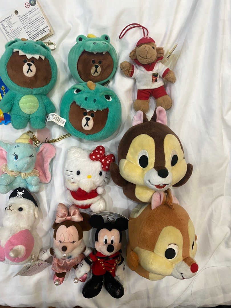 Tokyo Disneyland Disneysea keychain Minnie Mickey Marie cat dumbo chip ...