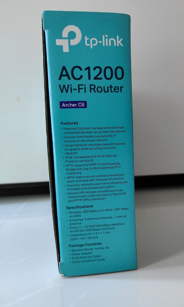 TP-Link AC1200 Wifi Router, Computers & Tech, Parts & Accessories ...