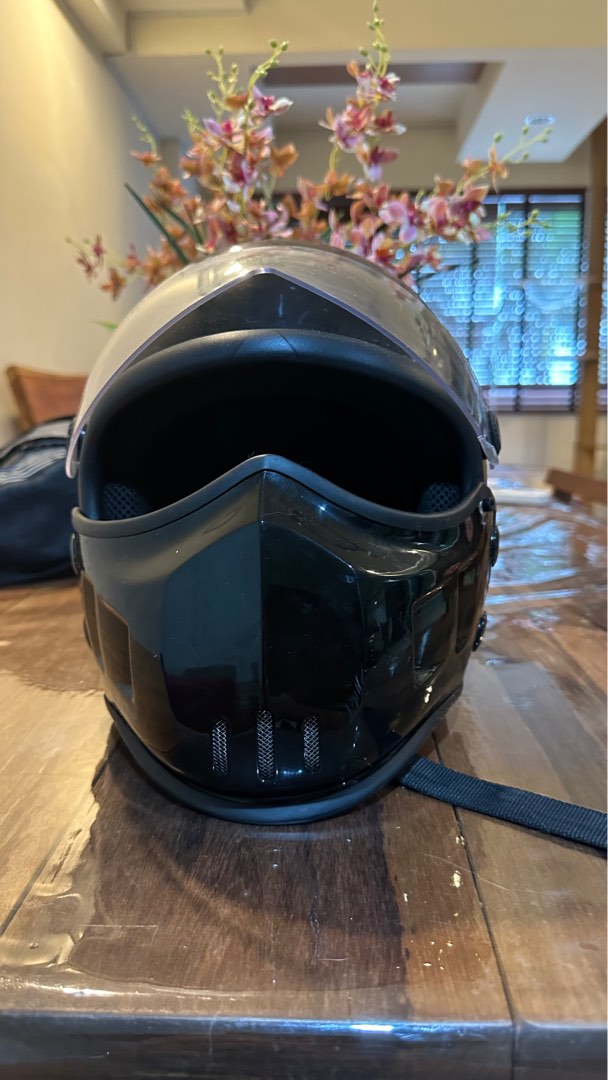Tt & co Mad Mask Helmet, Motorcycles, Motorcycle Accessories on Carousell