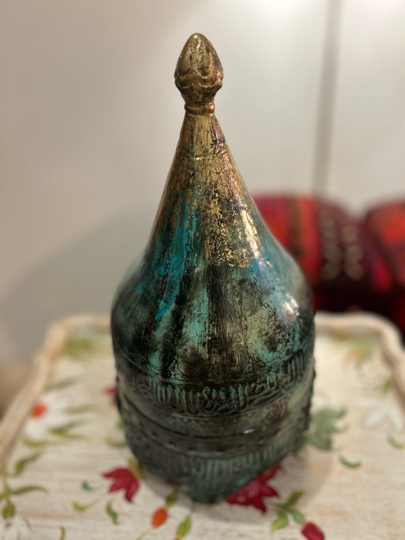 Turkish ceramic Sultan helmet, Furniture & Home Living, Home Decor, Vases & Decorative Bowls on ...
