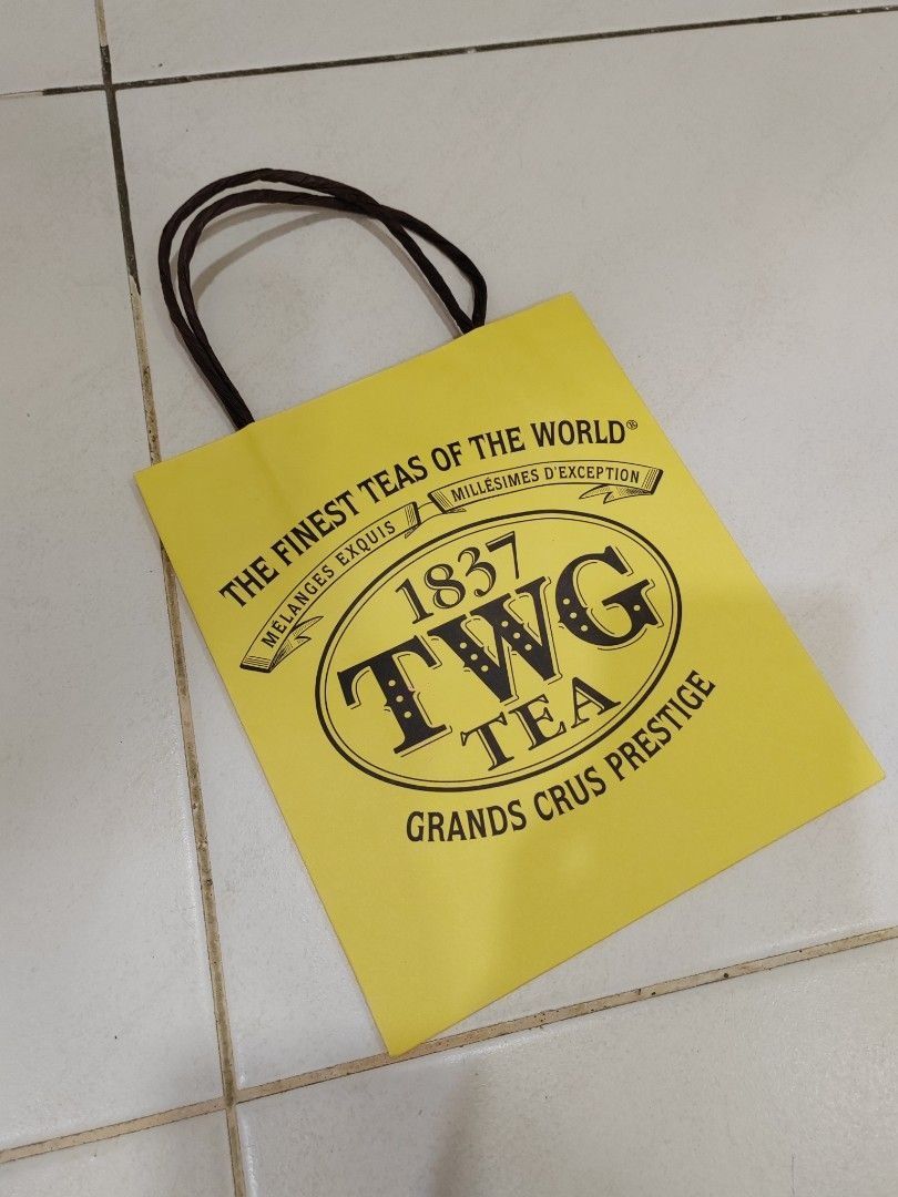 TWG Tea Paperbag Paper Bag, Hobbies & Toys, Collectibles & Memorabilia ...