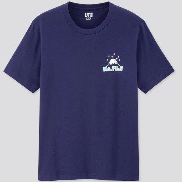 Uniqlo UT Graphic Mt Fuji Top, Men's Fashion, Tops & Sets, Tshirts ...