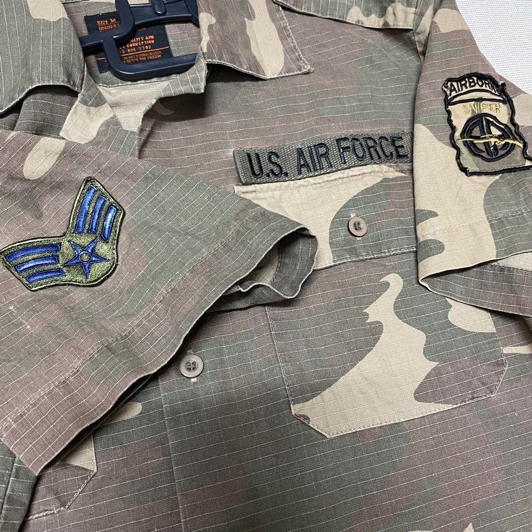 US Army Air Force Military Shirt, Men's Fashion, Tops & Sets, Formal ...