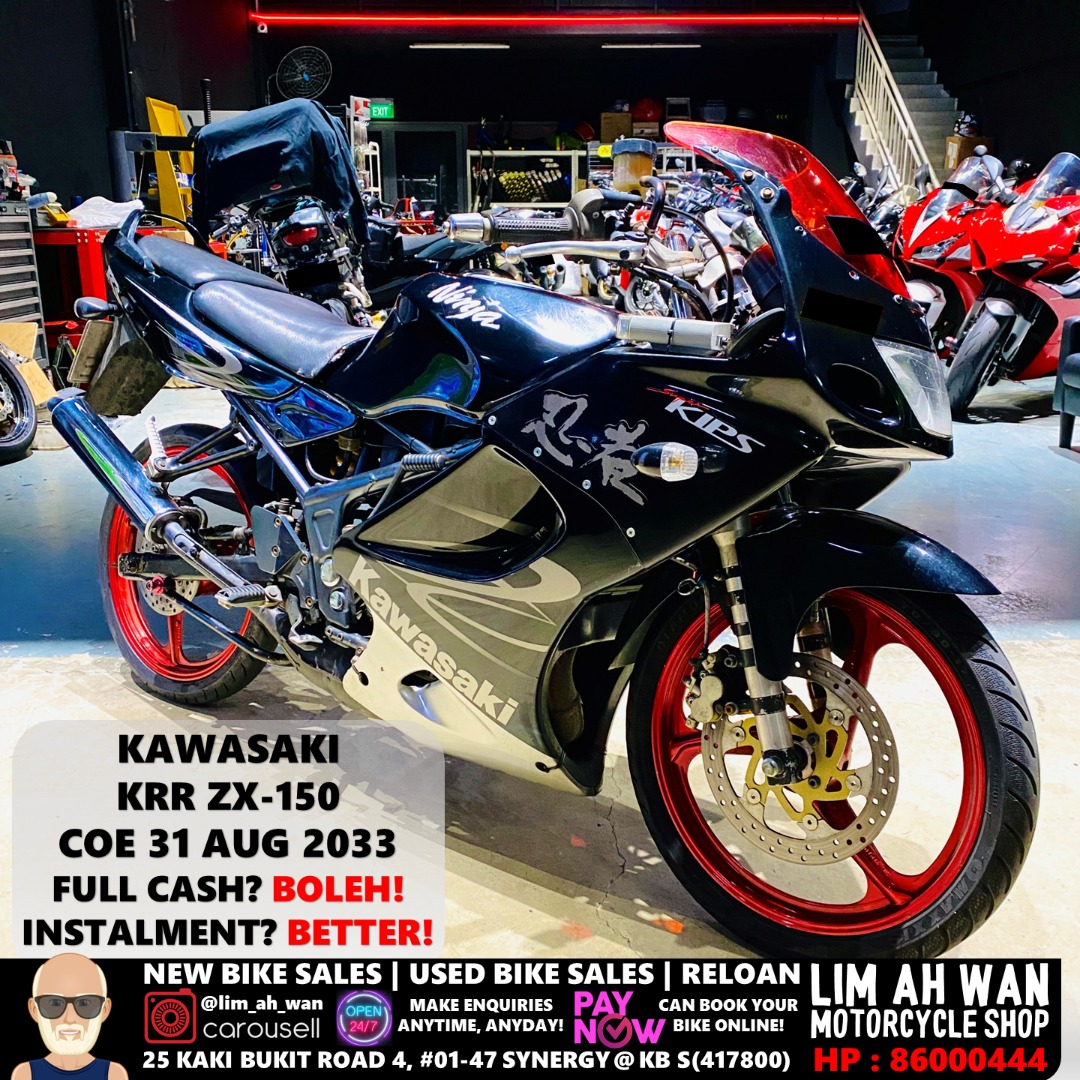 USED Kawasaki KRR ZX150, Motorcycles, Motorcycles for Sale, Class 2B on ...