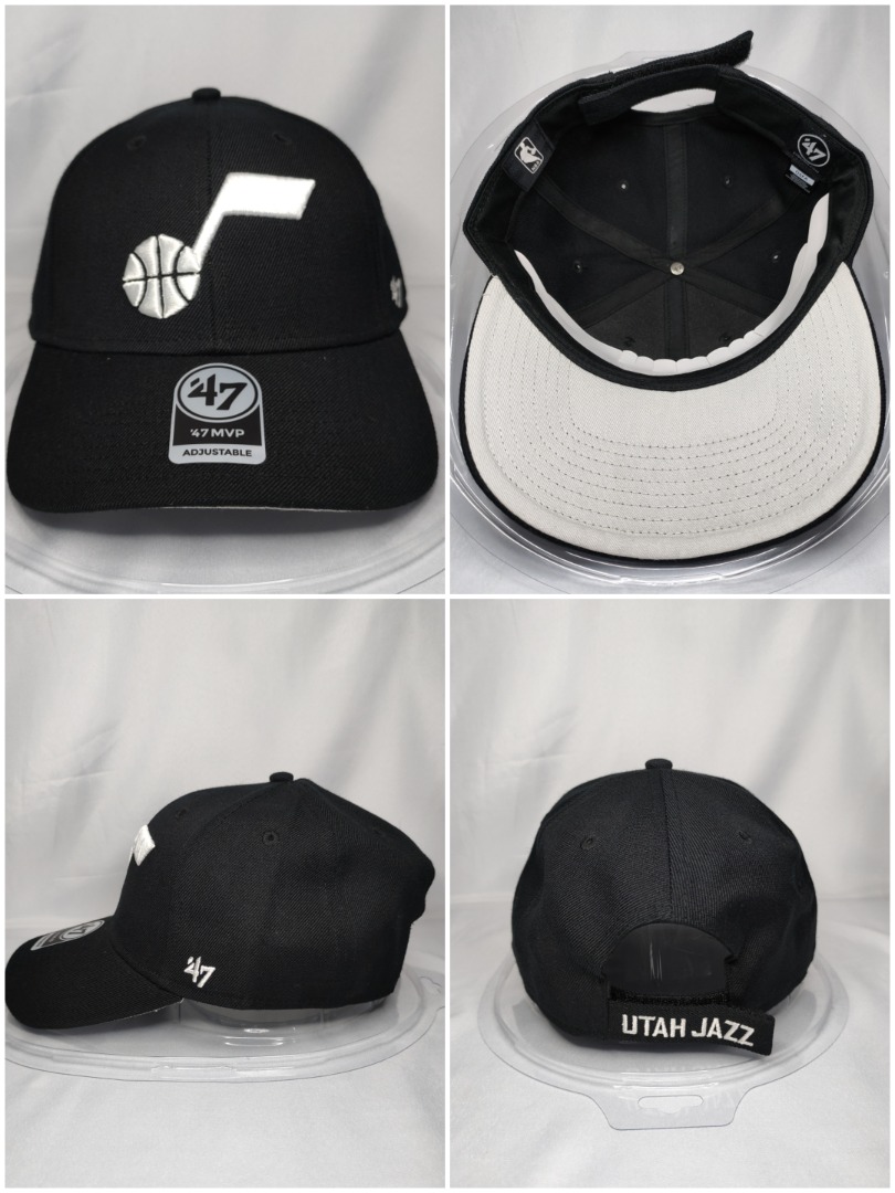 UTAH JAZZ CURVE VELCRO - LEGIT 47 BRAND, Men's Fashion, Watches ...