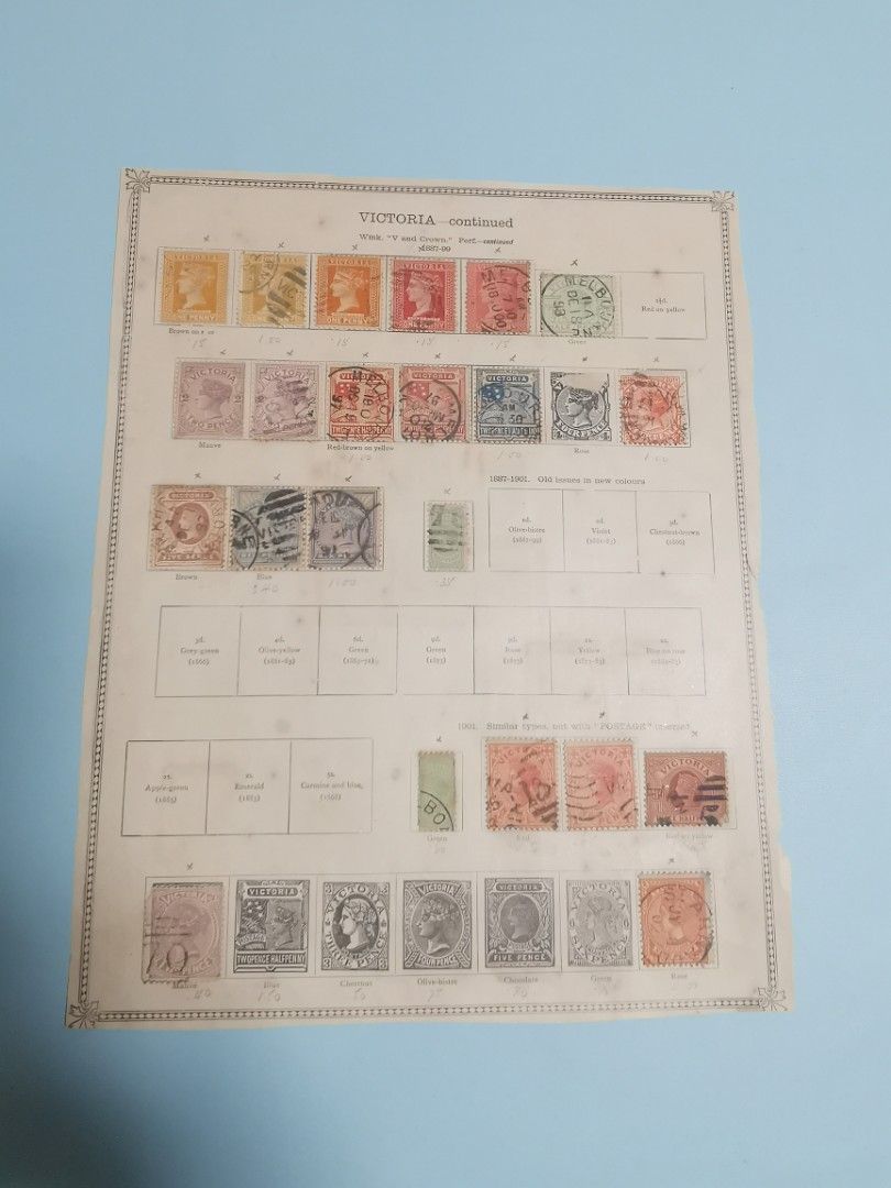 Victoria - continued 1873-1901, Hobbies & Toys, Memorabilia & Collectibles, Stamps & Prints on ...