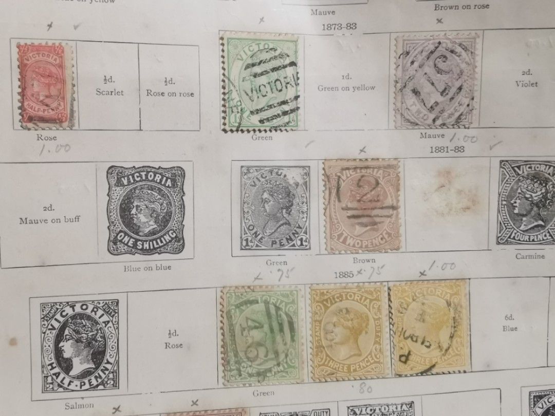Victoria - continued 1873-1901, Hobbies & Toys, Memorabilia & Collectibles, Stamps & Prints on ...