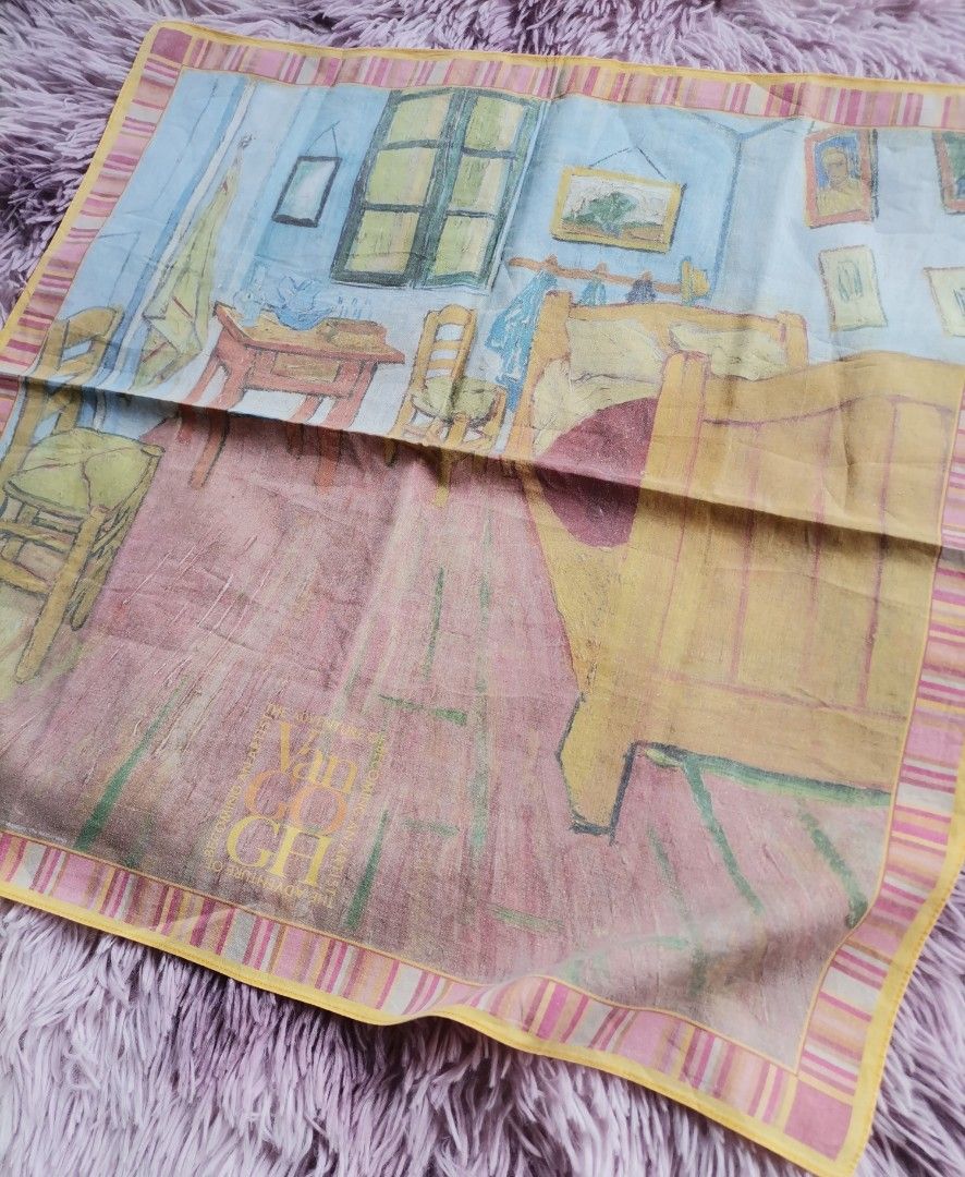 VINCENT VAN GOGH Handkerchief, Men's Fashion, Watches & Accessories ...