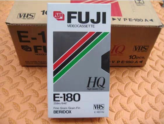 Vintage 180min Fuji VHS tapes, new old stock made in Japan, 攝影器材, 攝影配件 ...