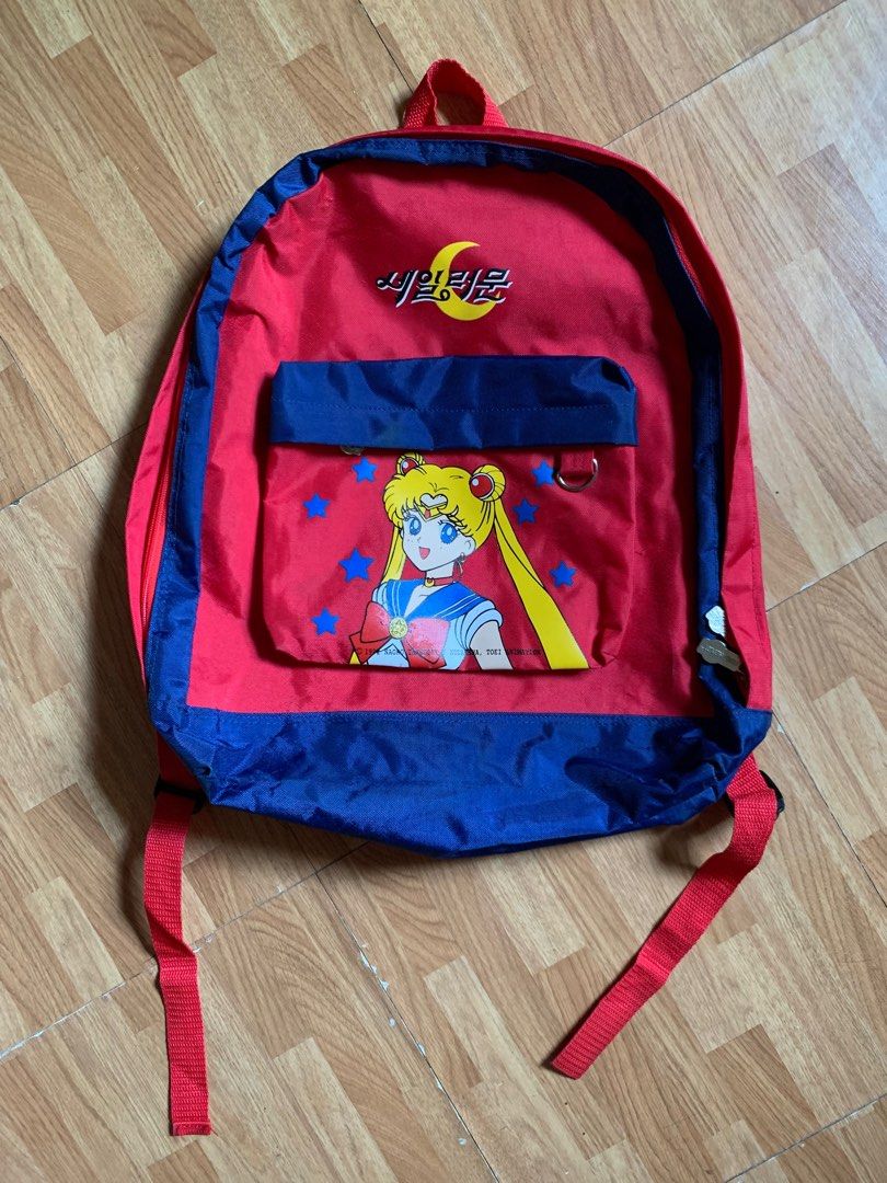 Vintage 1992 Sailor Moon Backpack, Men's Fashion, Bags, Backpacks on ...
