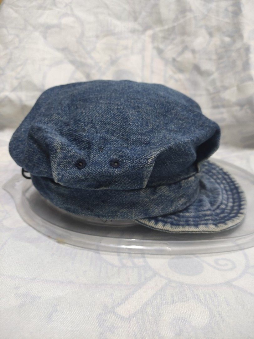 VINTAGE DENIM RAILROAD CAP, Men's Fashion, Watches & Accessories, Cap ...