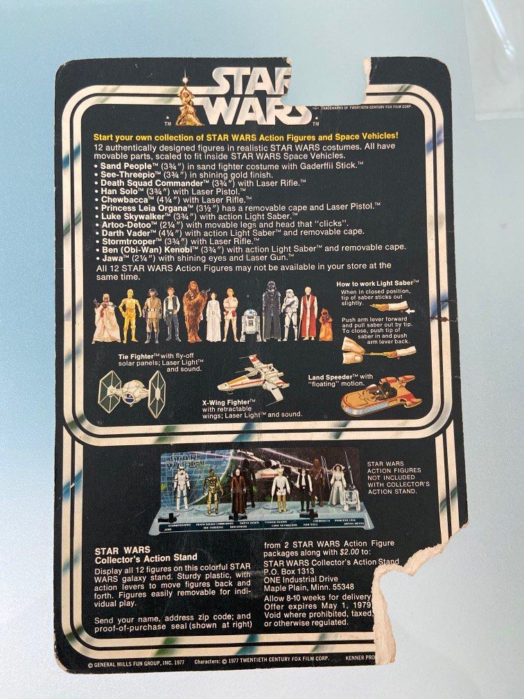 Vintage Star Wars ANH chewbacca card, Hobbies & Toys, Toys & Games on ...