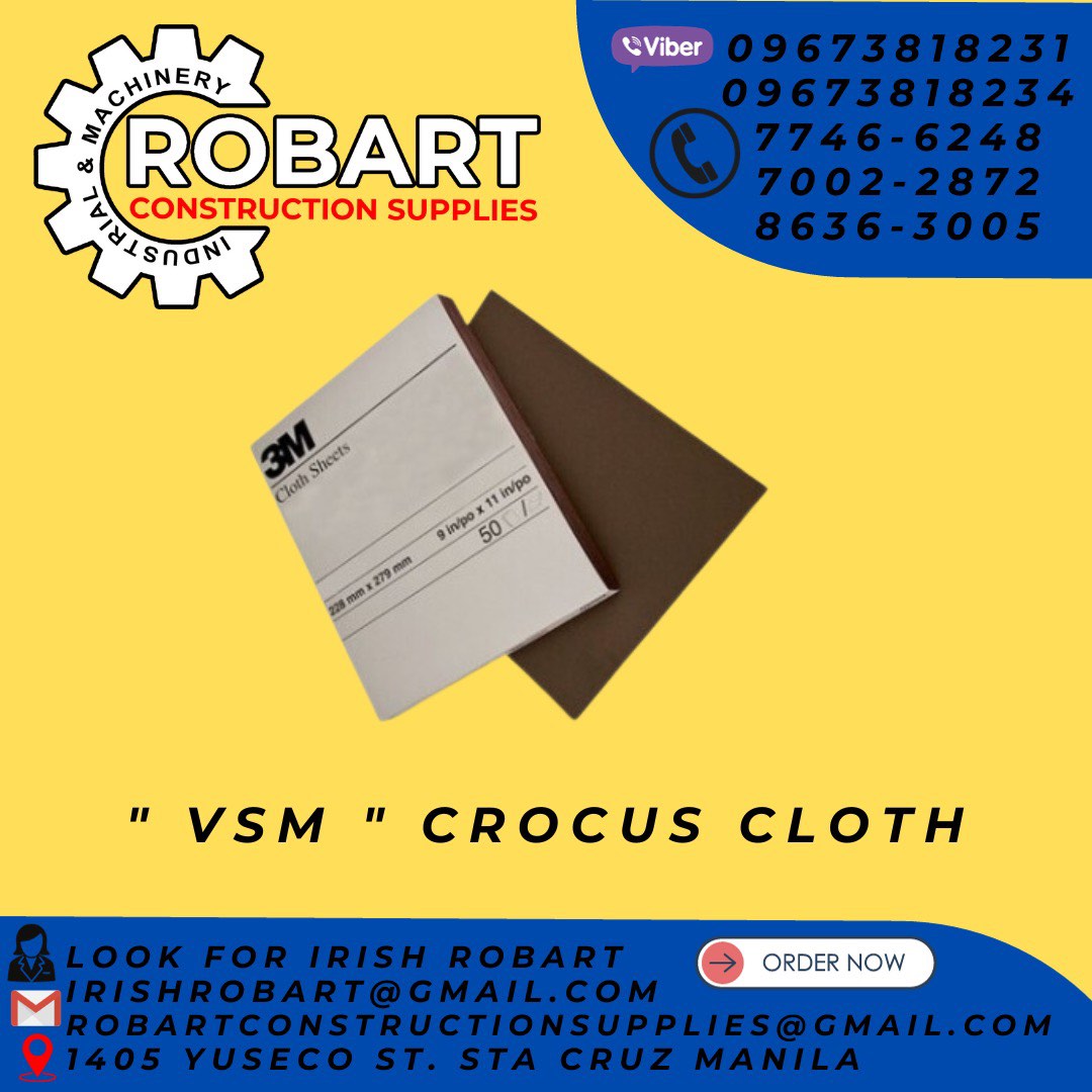 VSM CROCUS CLOTH, Commercial & Industrial, Construction Tools ...