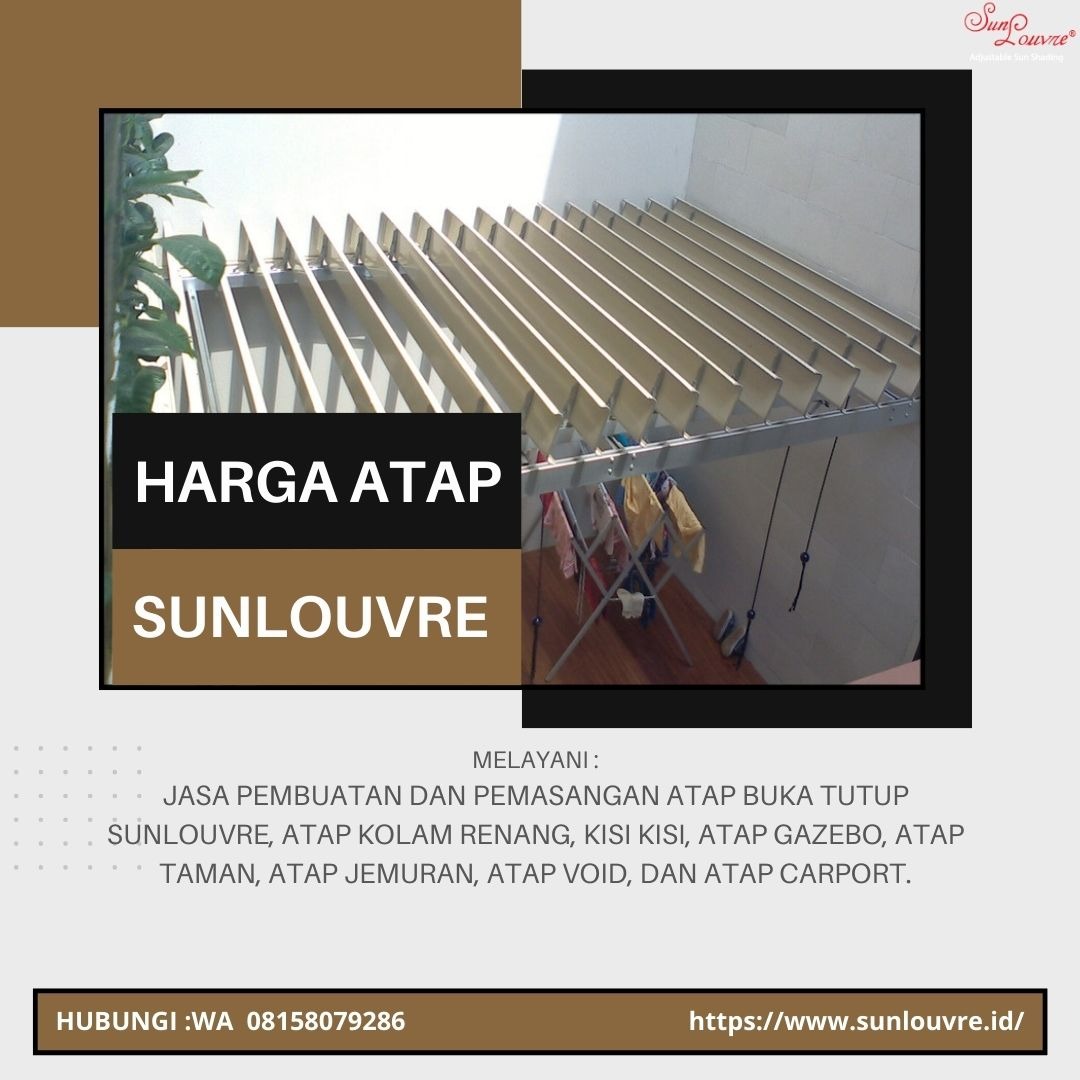 WA 08158079286 - Harga Atap Sunlouvre di Lebak, Jasa, Lainnya di Carousell