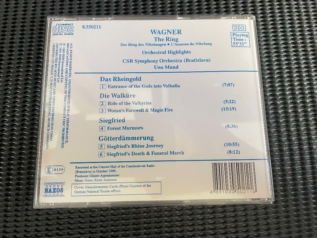 Wagner: The Ring CD (Made in Germany), Hobbies & Toys, Music & Media ...