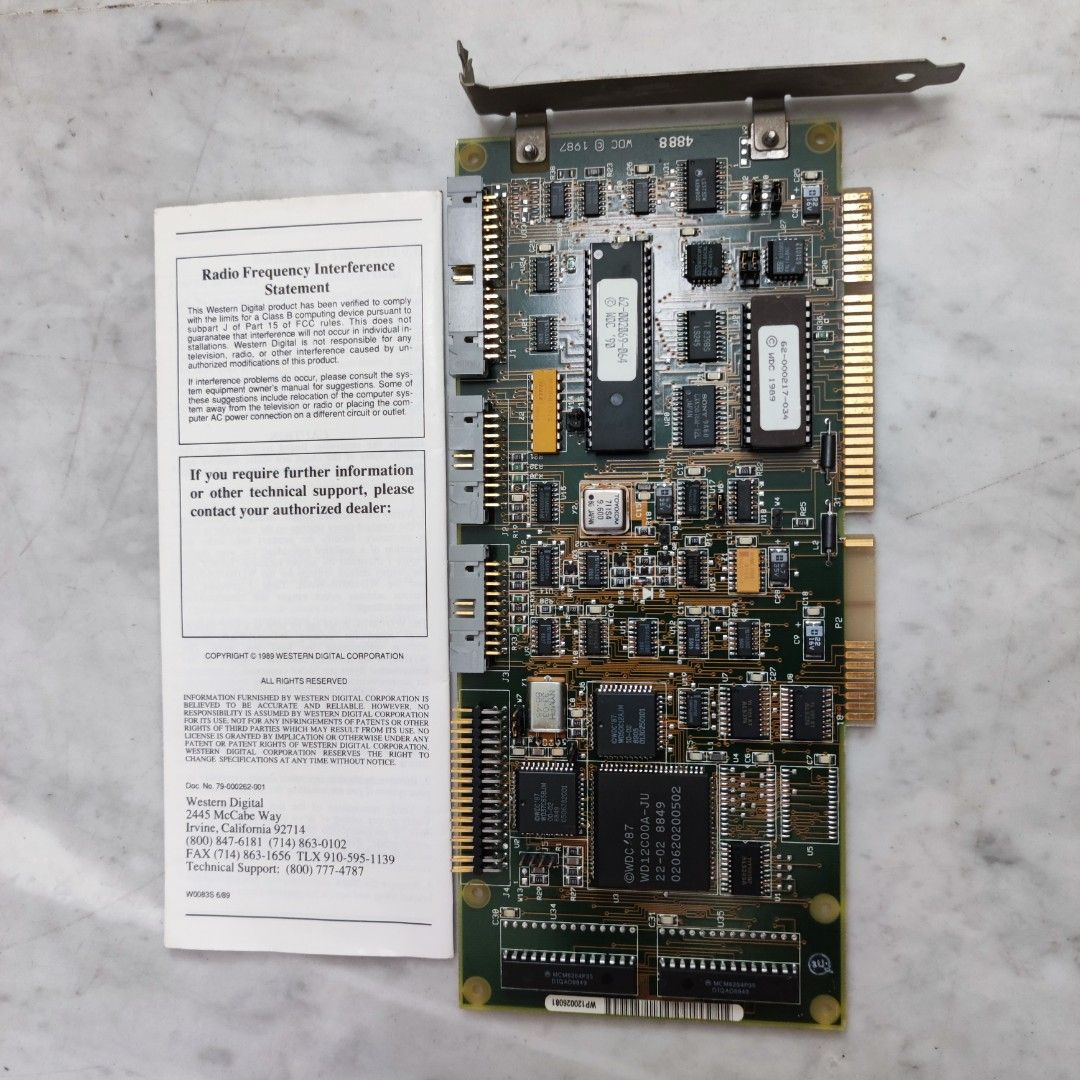 Winchester Hard-Disk/Floppy Disk Controller from Western Digital ...