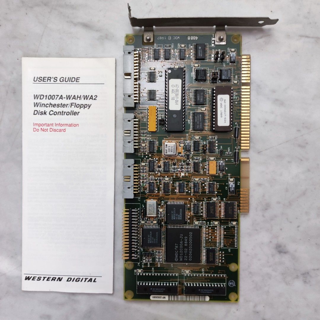 Winchester Hard-Disk/Floppy Disk Controller from Western Digital ...