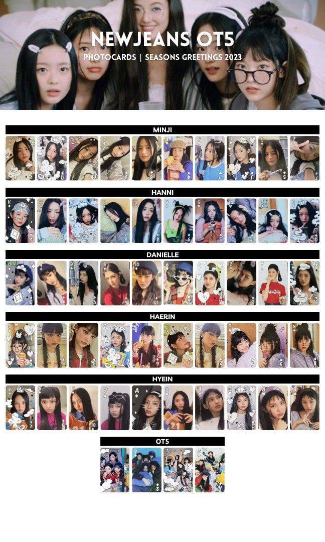 WTS newjeans nwj hanni hyein haerin minji Danielle dani season greetings ssg, Hobbies & Toys ...