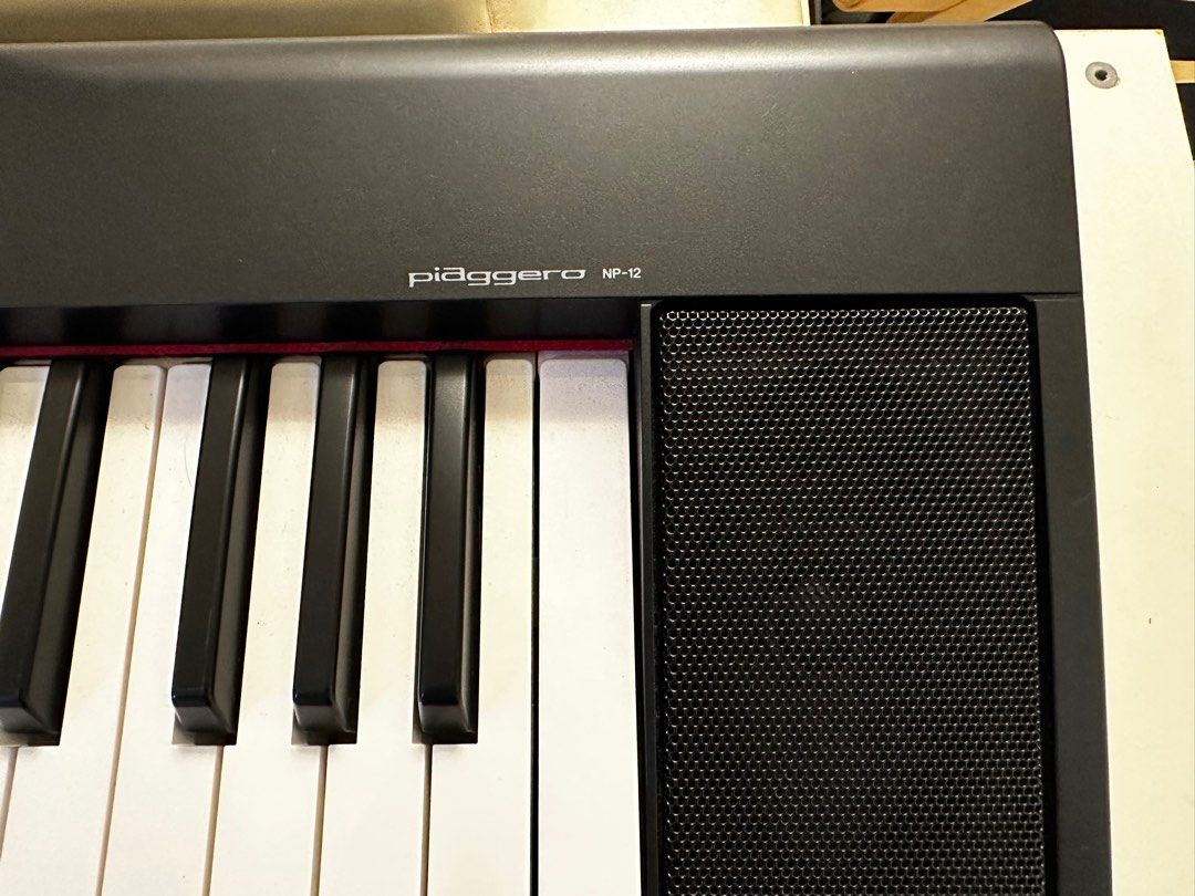 Yamaha Piaggero NP-12 Black Keyboard, Hobbies & Toys, Music & Media ...
