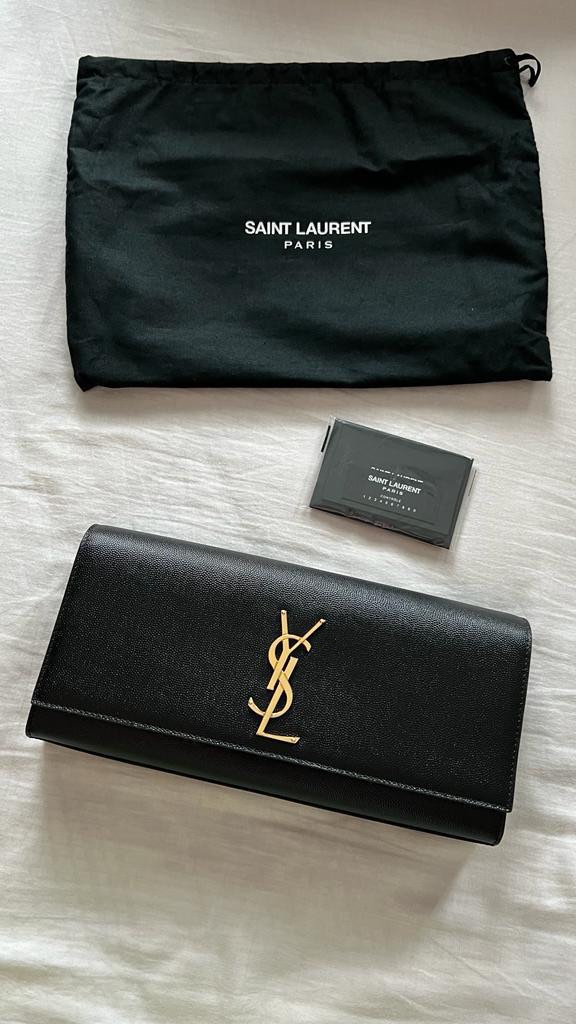 YSL Classic Clutch, Women's Fashion, Bags & Wallets, Clutches on Carousell