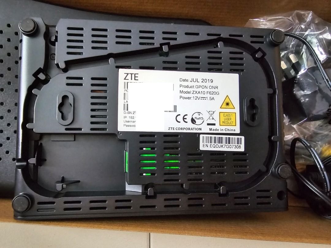 ZTE GPON ONR (ZXA10 F620G), Computers & Tech, Parts & Accessories, Networking on Carousell
