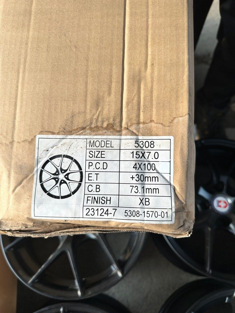 15” HRE Design code 5308 Mags 4Holes pcd 100 Bnew, Car Parts ...