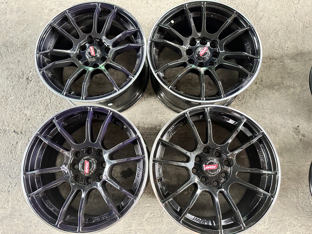 15” Rays 57XT Design Mags 4Holes pcd100-114 Brandnew, Car Parts ...