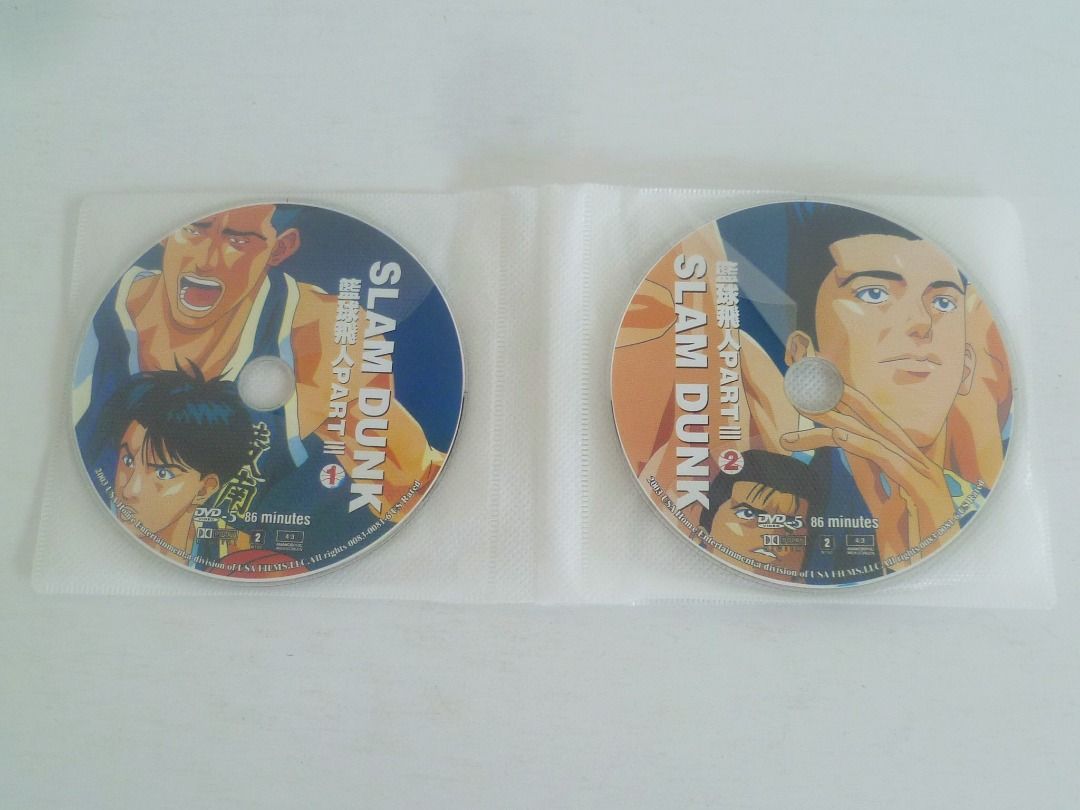 2003 Japan TOEI SLAM DUNK DVD Box Set Part III (8 discs.), Hobbies ...