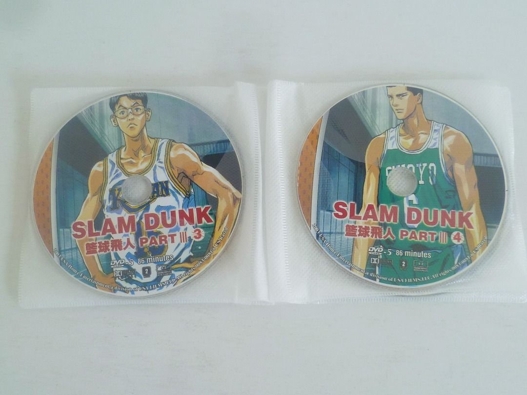 2003 Japan TOEI SLAM DUNK DVD Box Set Part III (8 discs.), Hobbies ...