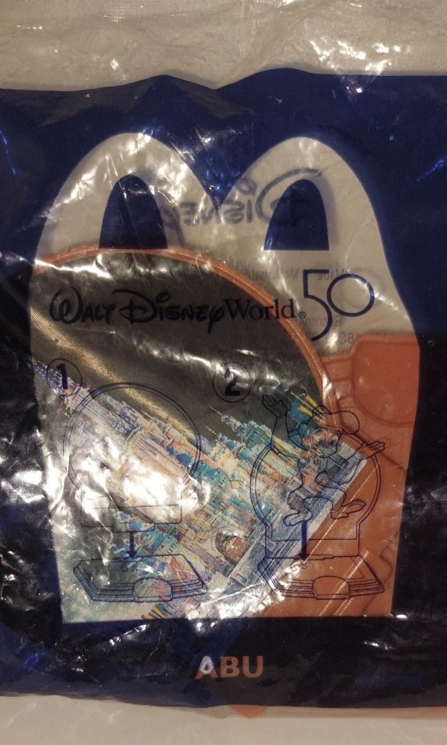 2021 Walt Disney World 50 Aladdin's Abu Mcdonald's Happy Meal ...