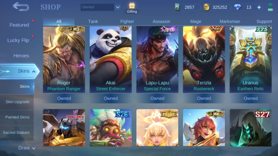 239 SKINS, 2 COLLECTOR: BENEDETTA, YU ZHONG, ASPIRANT RUBY, 21 EPIC ...