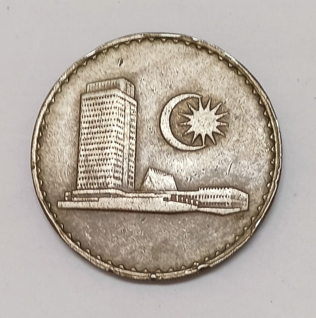 1967 50sen Parlimen Syiling Lama Sisi Berlapis / 50 SEN MALAYSIA ...