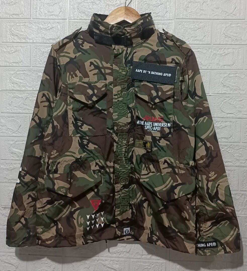 Aape reversible camouflage jacket, Men's Fashion, Coats, Jackets and ...