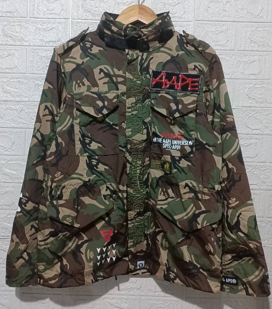 Aape reversible camouflage jacket, Men's Fashion, Coats, Jackets and ...