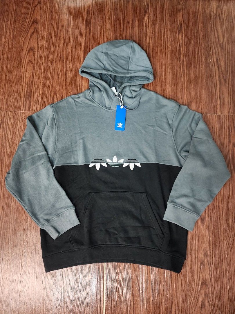 Adidas Embroidered Triple Logo 2 Tone, Men's Fashion, Tops & Sets ...