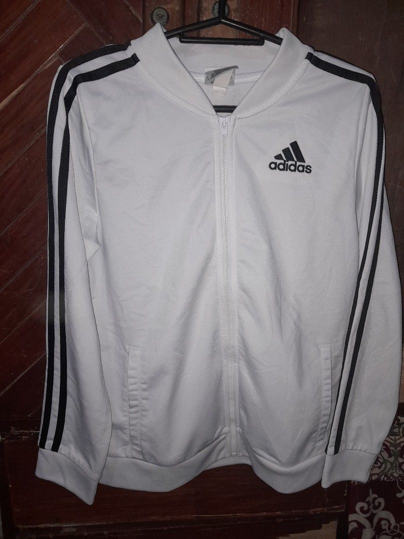adidas side tape jacket, Women's Fashion, Coats, Jackets and Outerwear ...