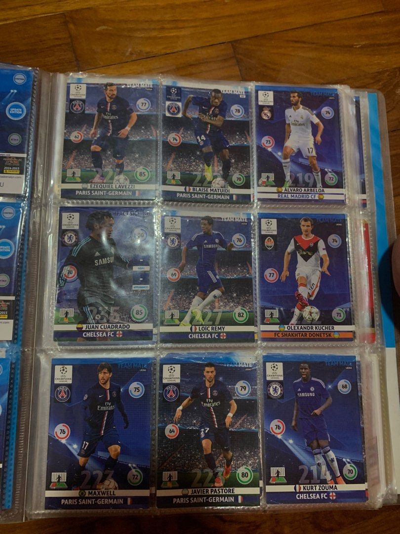 Adrenalyn official trading cards & match attax cards, Hobbies & Toys ...